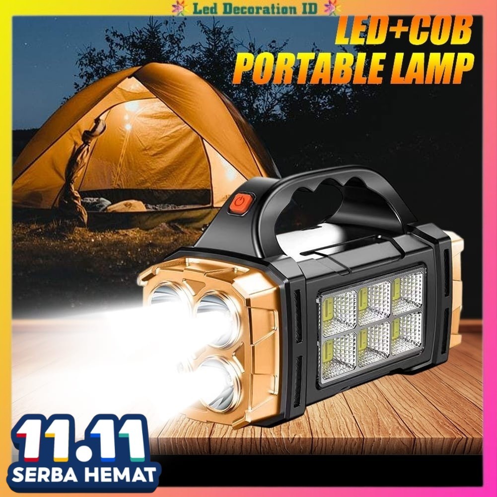 Jual SENTER LED MULTIFUNGSI POWERBANK / LED EMERGENCY / SENTER CAS USB ...
