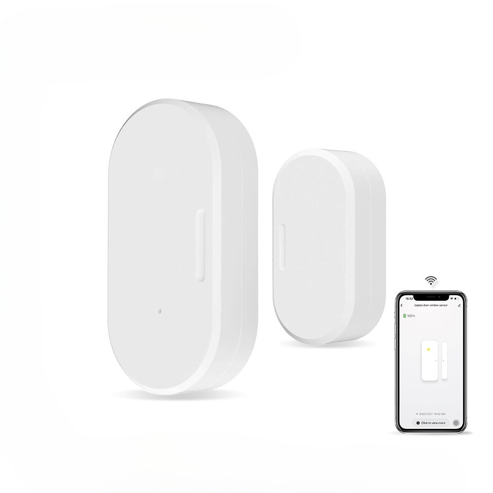 Jual Zigbee Door Magnetic Sensor Door Window Open Closed Detector Alarm ...