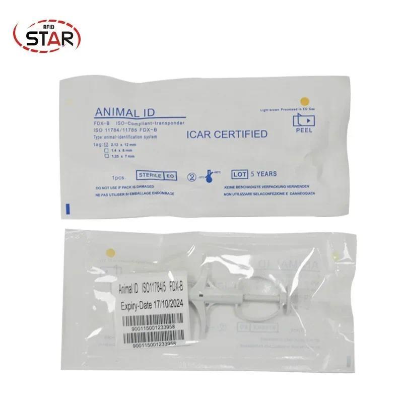 Jual 20pc 2*12mm 1342khz Pet Chip Animal Microchips Syringe FDXB Icar ...
