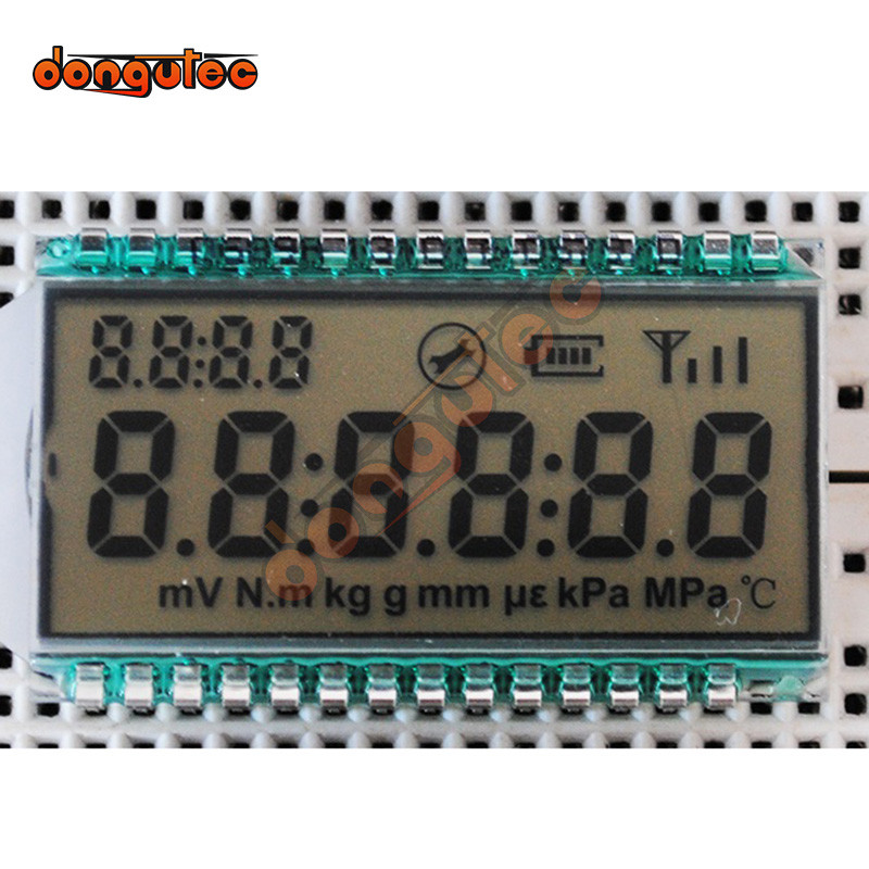 Jual 29PIN HTN/TN Positive 6-Digits Segment LCD Panel NO Backlight ...