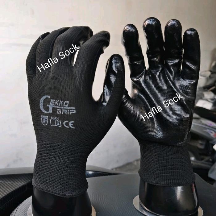 Jual (New) Paket 12 Pasang Sarung Tangan Gekko Grip Karet Latex ...