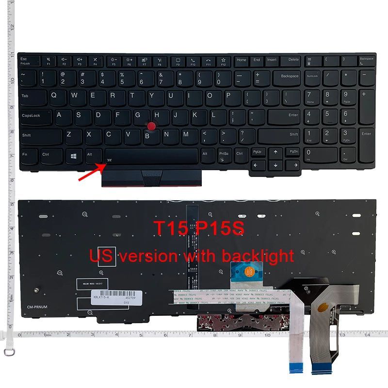 Jual US English NEW Laptop Keyboard For Lenovo Thinkpad T15/T15 Gen 1 ...