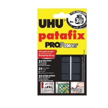 Jual (1 PCS) UHU PATAFIX PRO POWER / ORIGINAL LEM TEMPEL HITAM KARET ...