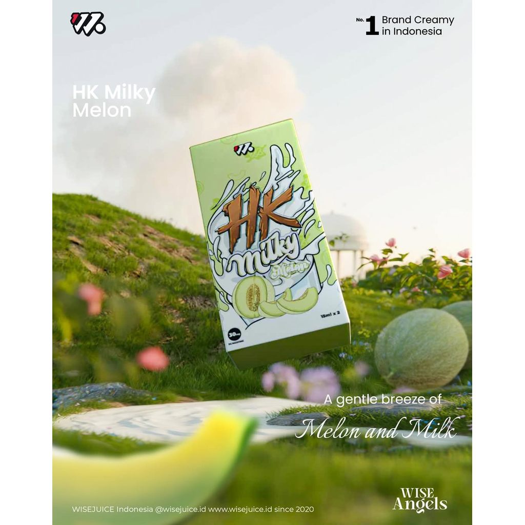 Jual Happi Krunch Milky Melon Salt Nic 30ml 30mg by Wise Juice | Shopee ...