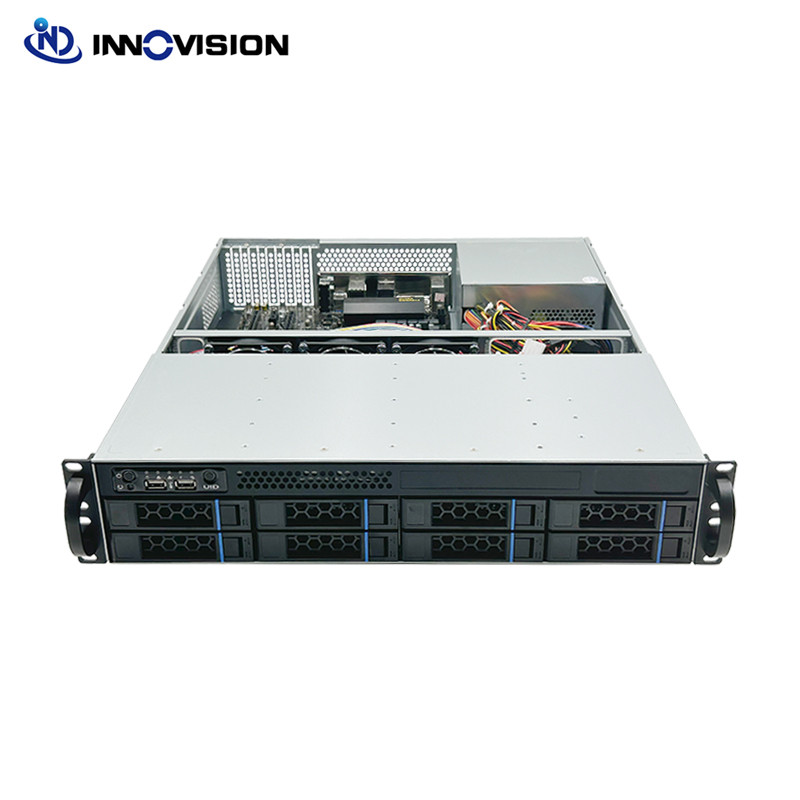 Jual Compact 2U rack 8Bay Storage Server Case Support ATX powersupply MATX Motherboard NAS ...