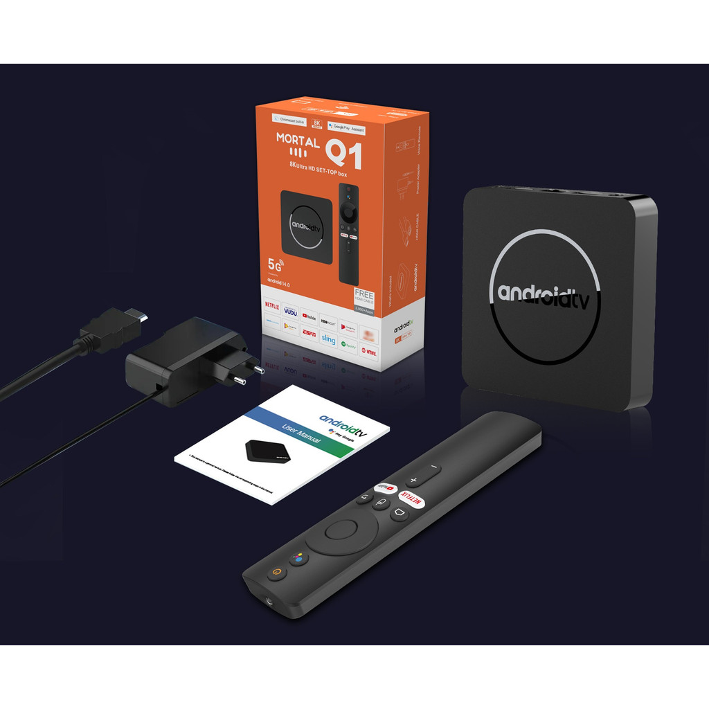 Jual Mortal Global Version Android 14 4K HDR Smart TV Box 2GB16GB 5G ...