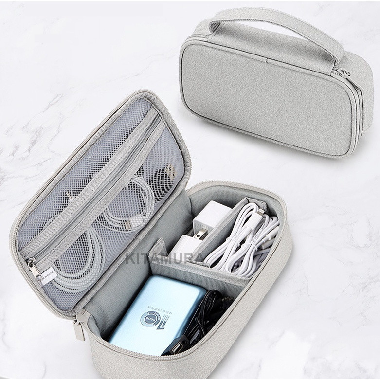 Jual Tas Organizer Travel untuk Elektronik - Tempat Charger, Power Bank ...