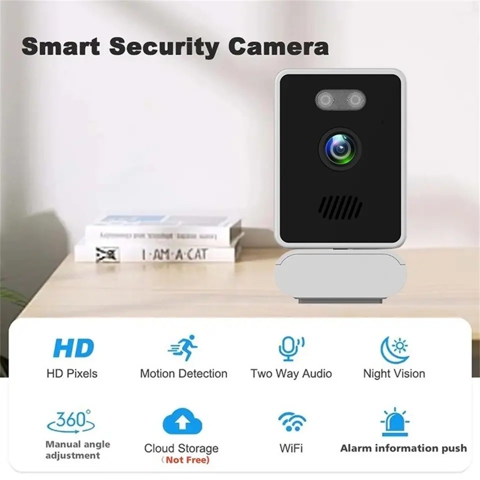 Jual Window Camera 360 Glass Mount Security Camera Color Night Vision ...