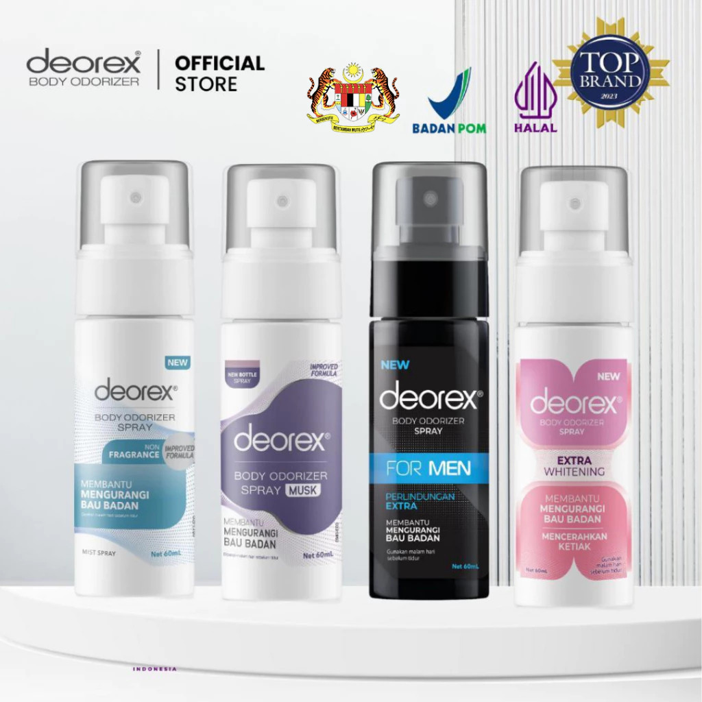 Jual [MUNDAE] [BUY 1 GET 1] Deorex Body Odorizer Nonfragrance/Musk/Men ...
