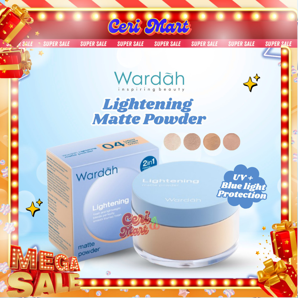 Jual NEW! Wardah Lightening Matte Powder 20 g - Bedak Tabur ORIGINAL ...