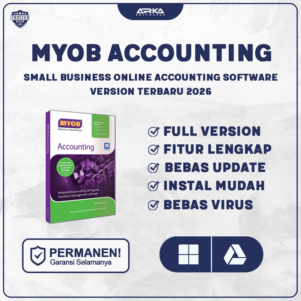 Jual MYOB Accounting Pro Full Version Original Lifetime + Panduan Instalasi (WIN) | Shopee Indonesia