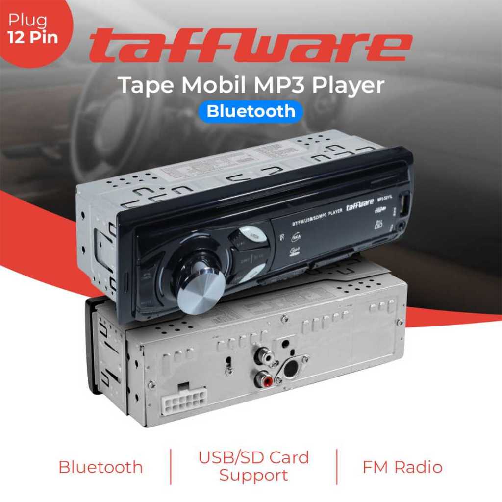 Jual Tape Mobil Audio MP3 Player Bluetooth 5.0 60W 12V Head Unit Single ...