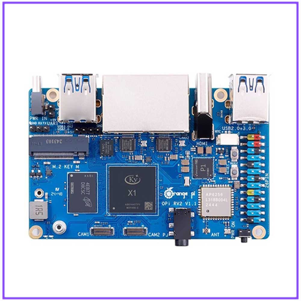 Jual Orange Pi RV2 2GB 4GB 8GB RAM Kit 8Core RISCV 2TOPS AI CPU WiFi ...