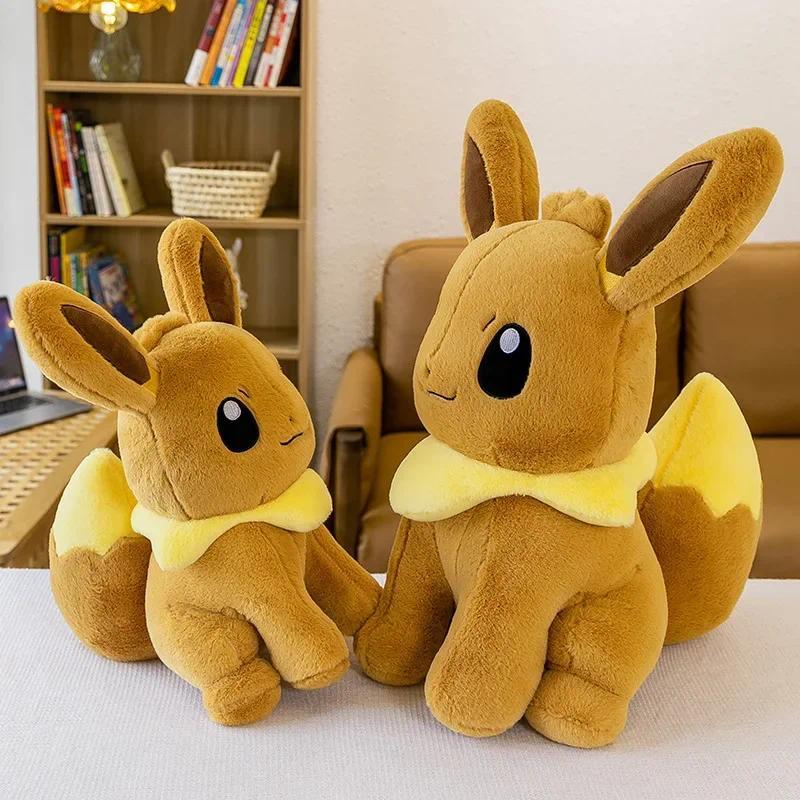 Jual Cartoon Anime Eevee Big Ear Plush Doll Pokémon Ibuki Plush Toy ...