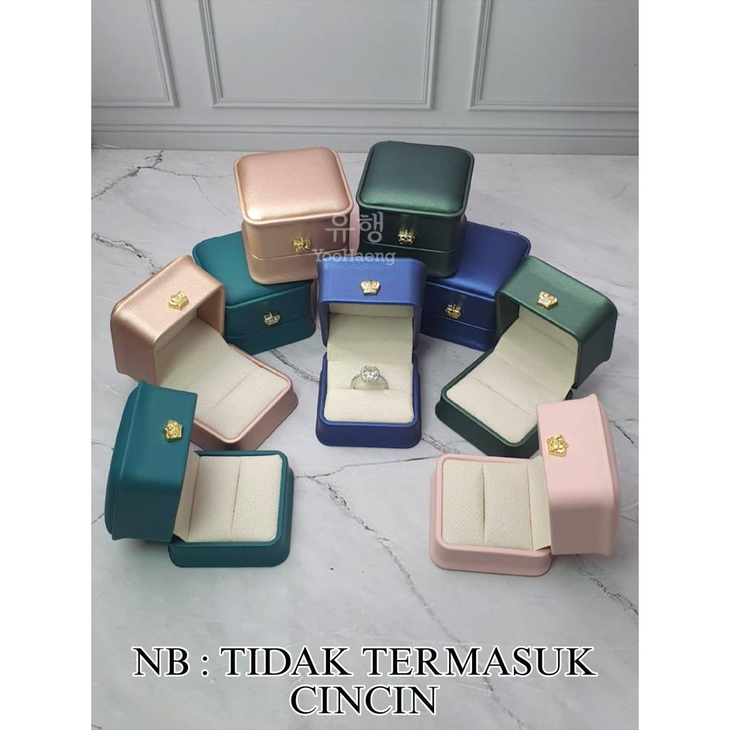 Jual YooHaeng - Kotak Cincin Ring Box Lamaran/Wedding/Seserahan Soft PU ...