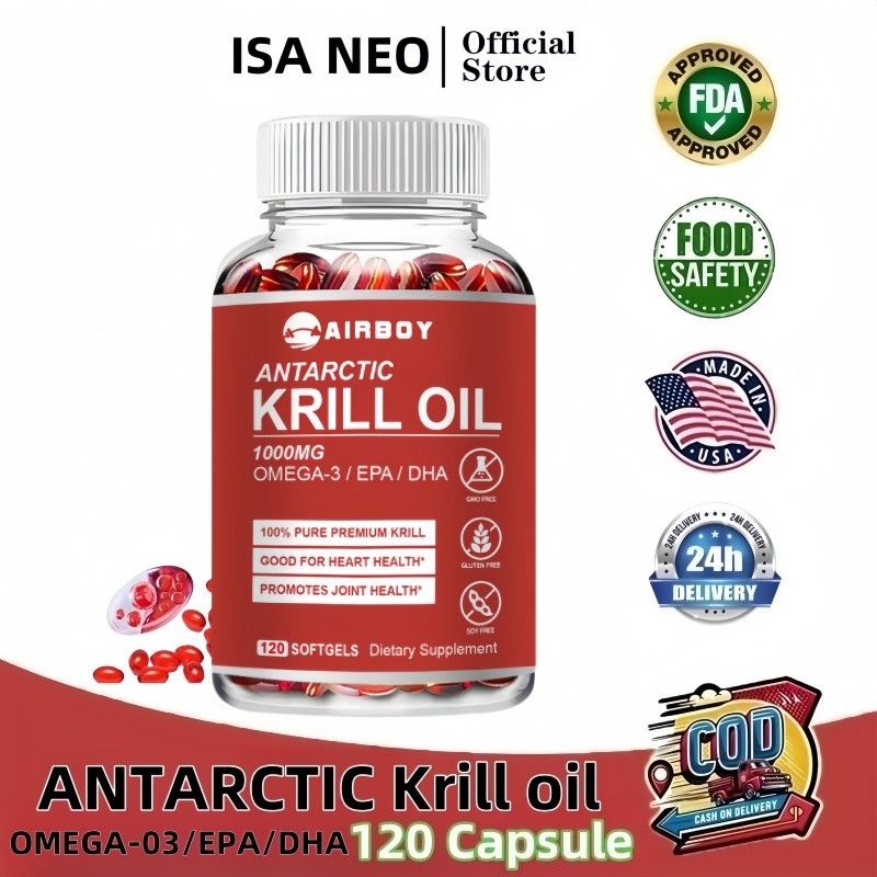 Jual ISA NEO Minyak Krill Antartika 1000 mg dengan Omega 3 EPA DHA ...