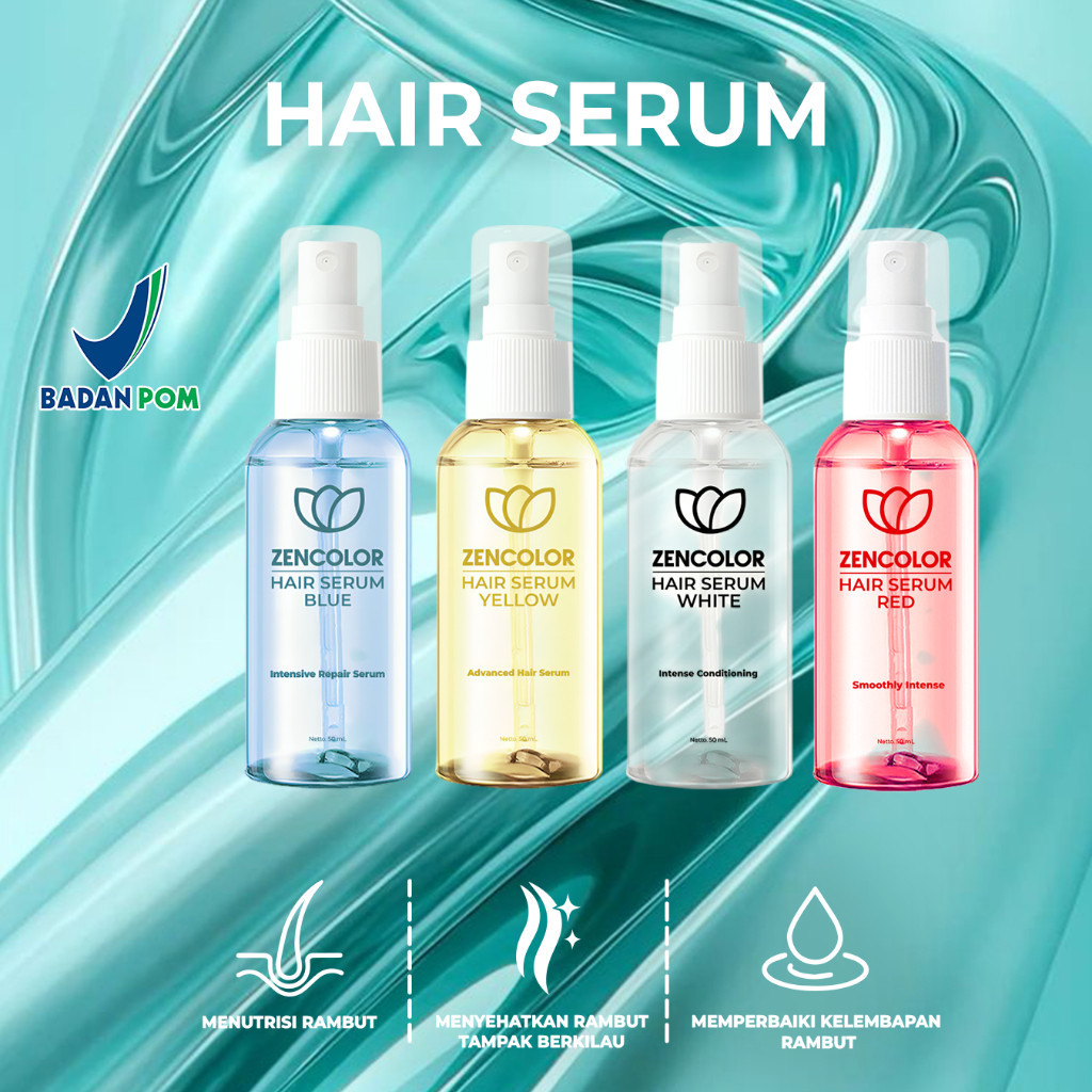 Jual TERMURAH !!! ZENCOLOR Hair Serum BPOM – Vitamin Serum Rambut ...