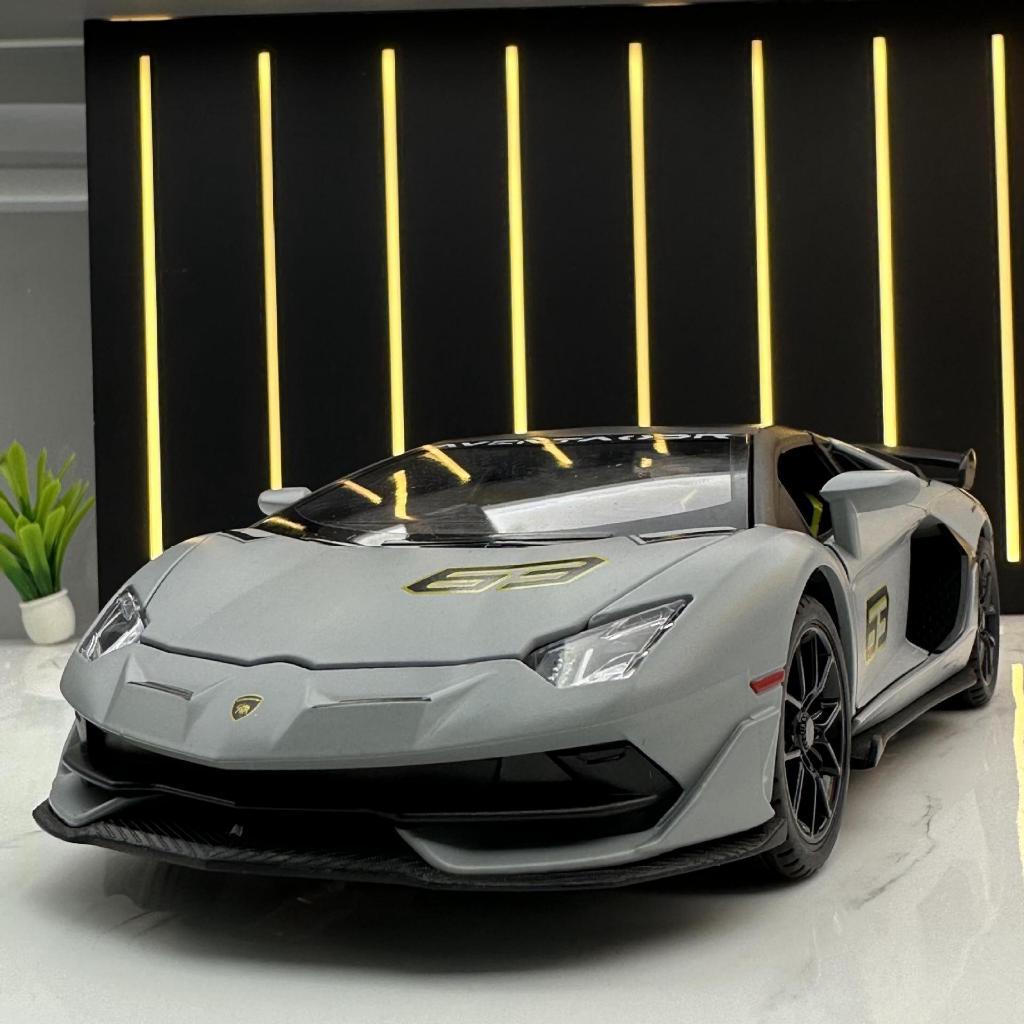 Jual (R003) Diecast Mobil Lambo Aventador SVJ 63 Skala 1:24 Metal Alloy ...