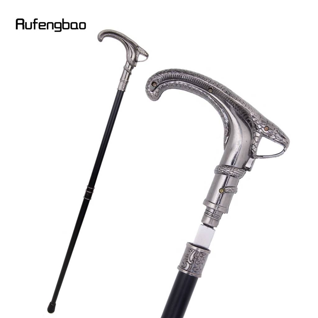 Jual Snake Coiled Walking Stick with Hidden Plate Self Defense Fashion ...
