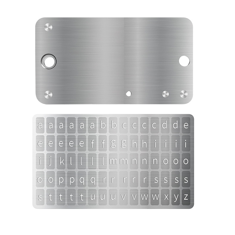 Jual Mnemonic Seed Phrase Metal Backup – Stainless Steel Crypto Wallet ...