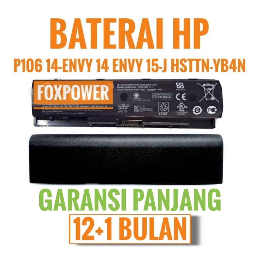 Jual Battery Laptop Baterai HP PI06 Envy 14 15 17 Pavilion 14 15 17 17T ...
