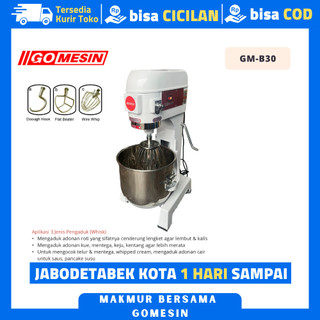 Jual Getra B 30hj Planetary Mixer 30 Liter Adonan Roti Garansi Resmi ...
