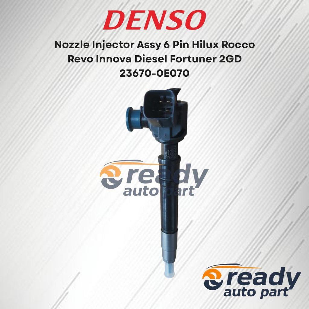 Jual Nozzle Injector Assy Denso 6 Pin Hilux Revo Rocco Innova Diesel ...