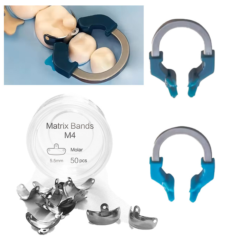 Jual Dental Matrix Bands NITI Metal Matrices Clamp Ring Sectional ...