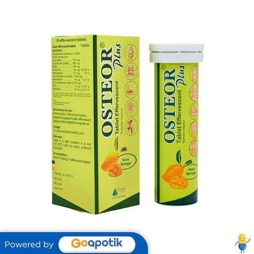 Jual Osteor Plus Tube 10 Tablet Effervescent | Shopee Indonesia