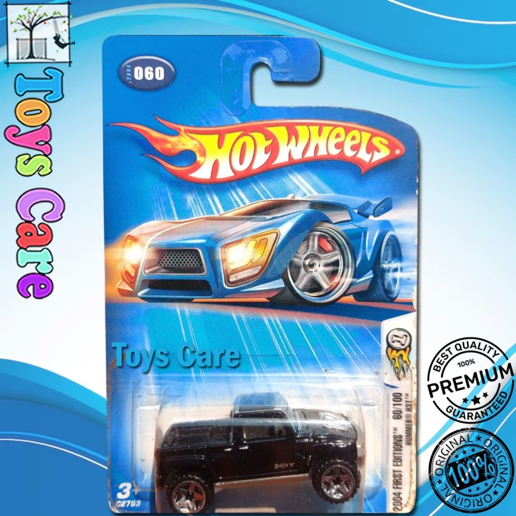 Jual HOTWHEELS HUMMER H3T CONCEPT HITAM KUNING BIRU - FIRST EDITIONS ...