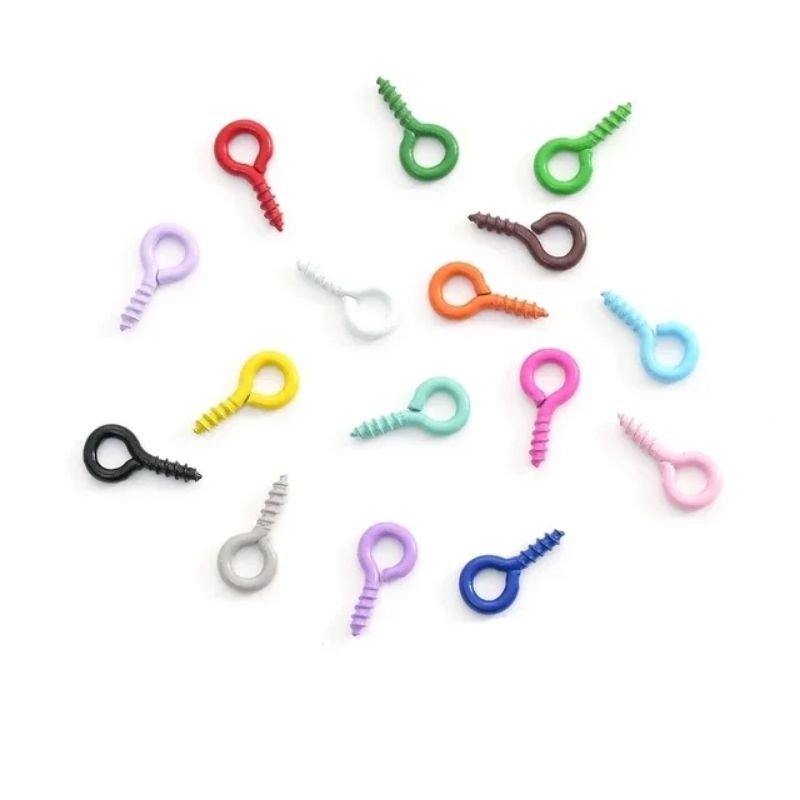 Jual 10 pcs Sekrup Ulir Kepala Bulat Boneka Clay LA LUC Skrup Eyepin ...