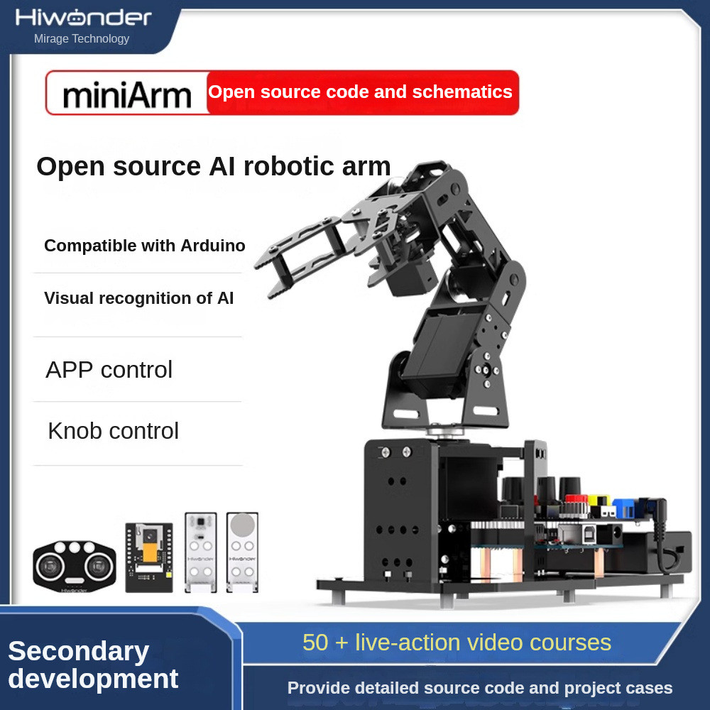 Jual Hiwonder 5 DOF Robotic Arm Miniarm Offline Programming Motion ...