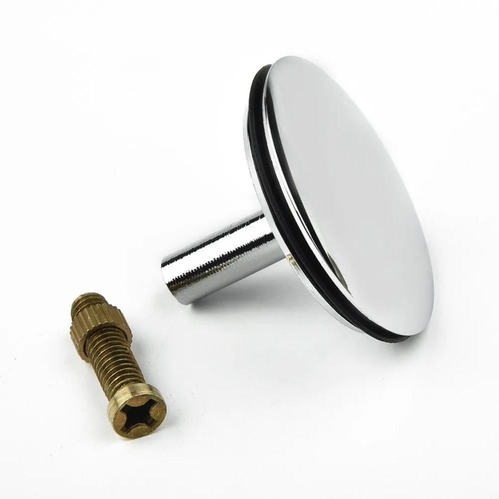 Jual 1Pcs New Pop Up Waste Stopper Bathtub Plug Brass Only Flat Seal ...