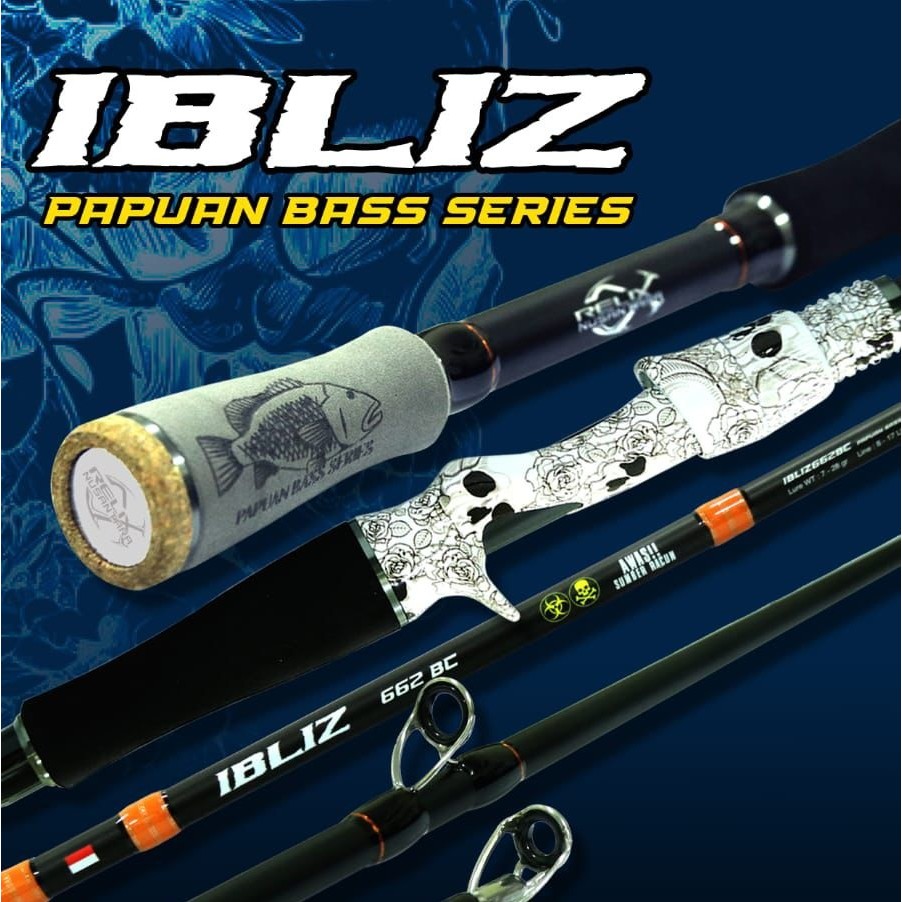 Jual Joran BC IBLIZ | Joran Bait Casting Relix Nusantara Ibliz 662 ...