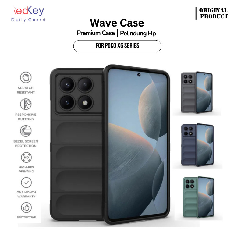 Jual Redkey Case For Xiaomi Poco X5 5G X6 Pro 5G M6 Pro 4G Wave TPU ...