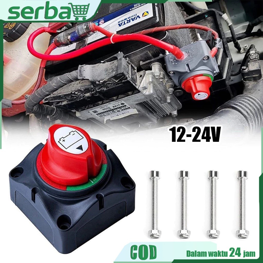 Jual Saklar Pemutus Baterai Switch Isolator Aki Mobil 12v-24v Engine ...