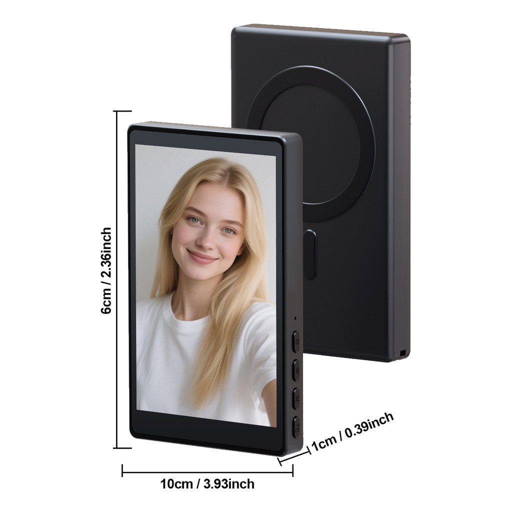 Jual Wireless Vlog selfie monitor Screen for iPhone&Android,Magnetic ...