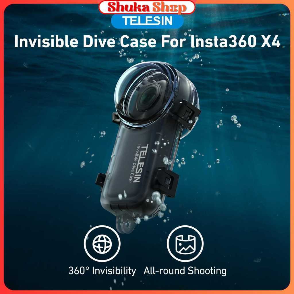 Jual TELESIN Casing Anti Air Waterproof Action Camera Case Insta360 X4 ...