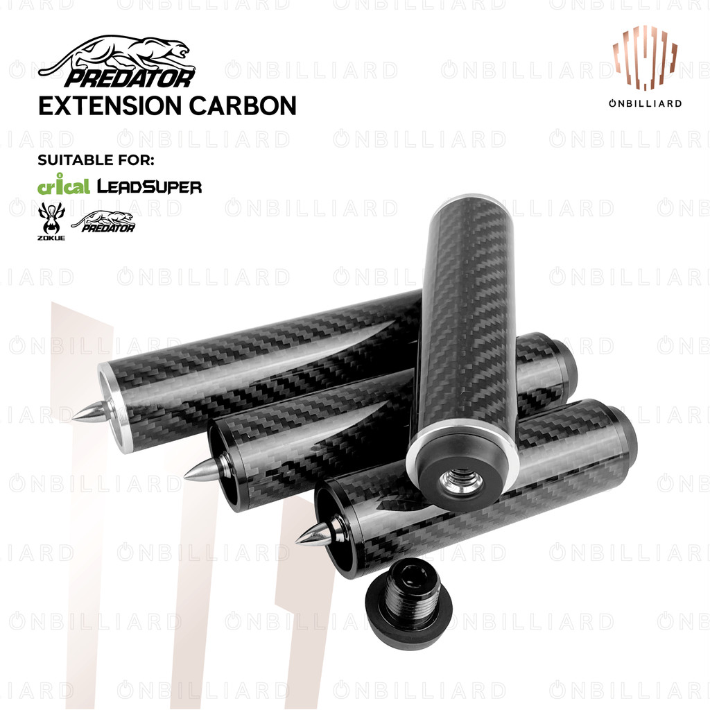 Jual PREDATOR Extension Carbon Billiard Extender 2 Inch 3 Inch 4 Inch 5 ...