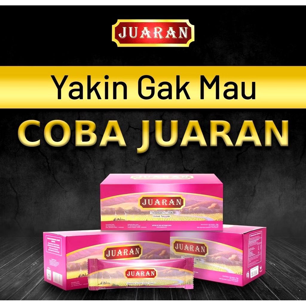 Jual juaran herbal minuman serbuk rasa anggur isi 5 sachet original 100 ...
