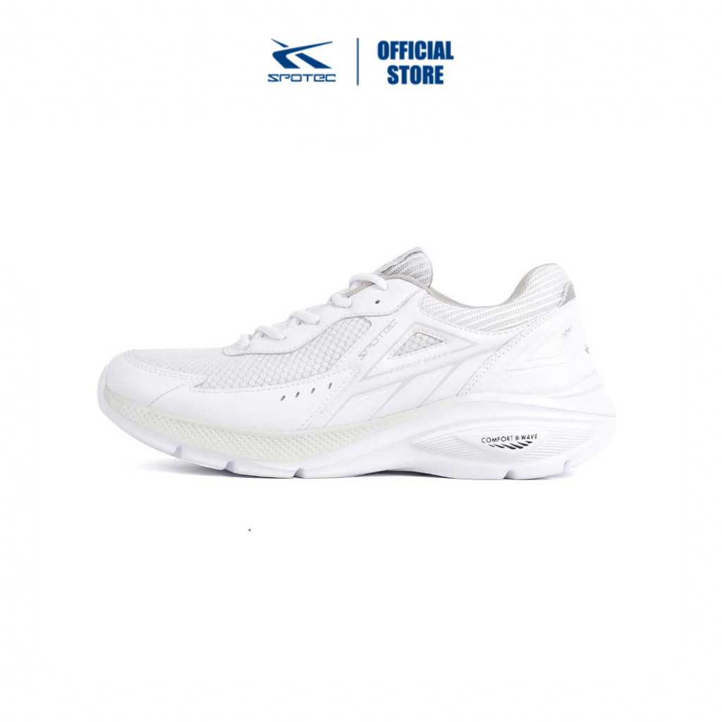 Jual Spotec Running Easton Sepatu Lari Pria Wanita - Putih Putih ...