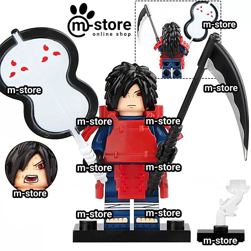 Jual mainan kreatif edukatif naruto uchiha madara gunbai | Shopee Indonesia