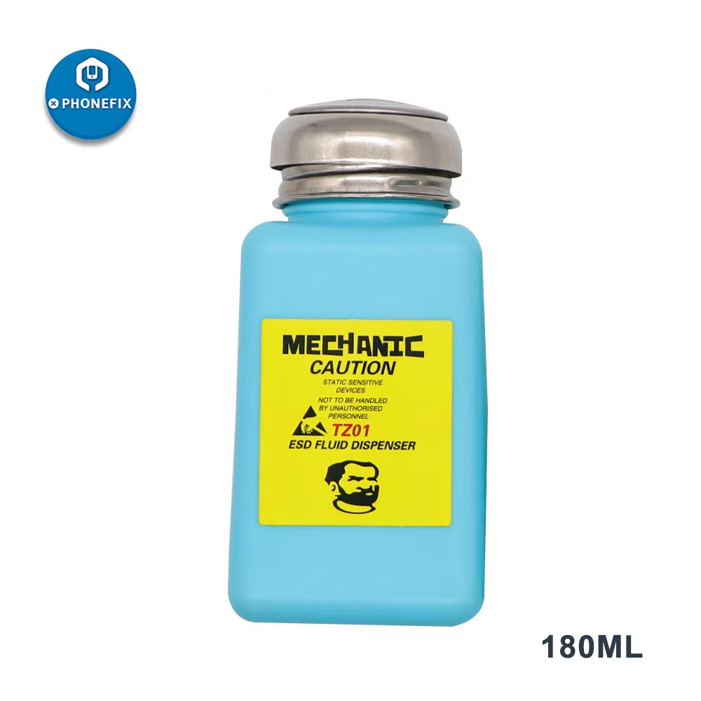 Jual MECHANIC Alcohol Bottle 180ML Plastic Liquid Container for iPhone ...