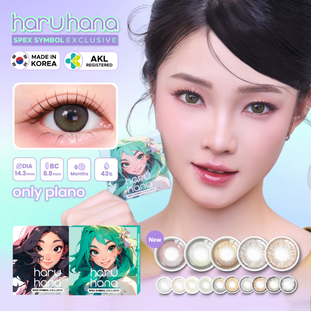 Jual Softlens Spex Symbol HARUHANA All Series Normal ( Sailor Moon ...