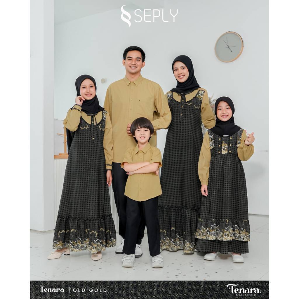 Jual Sarimbit Seply Tenara Old Gold (Sarimbit Keluarga 2026) | Shopee ...