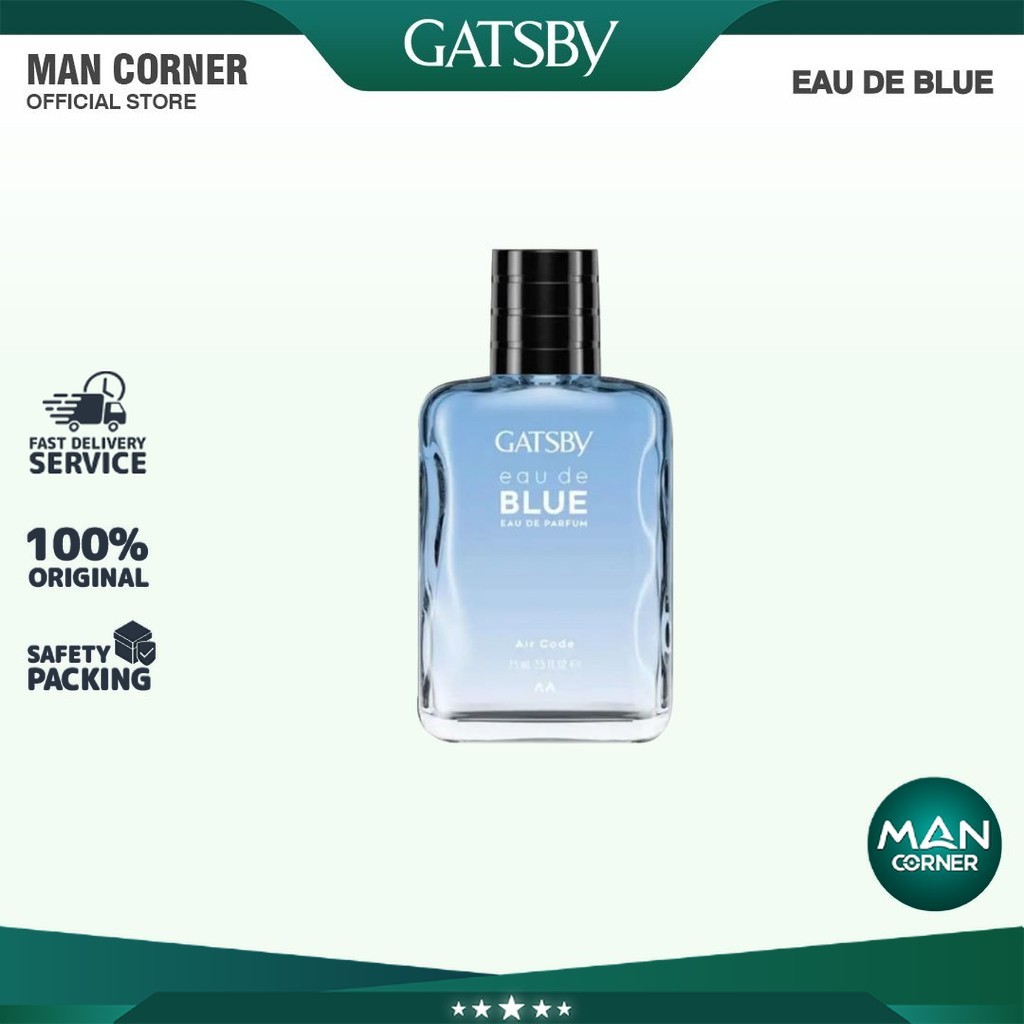 Jual GATSBY Eau De Blue Eau De Parfum Air Code 75ml | Man Corner ...