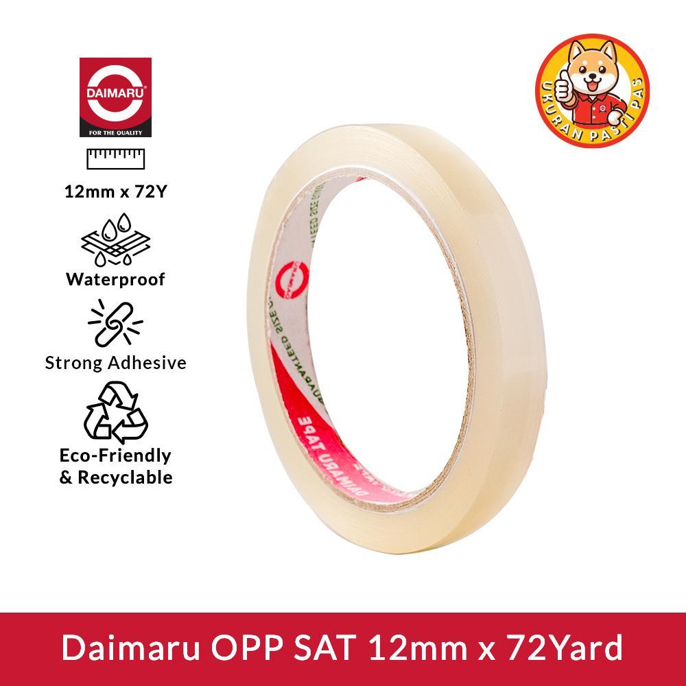 Jual Daimaru OPP Stationery Tape SAT 12mm x 72Y Selotip Bening ...