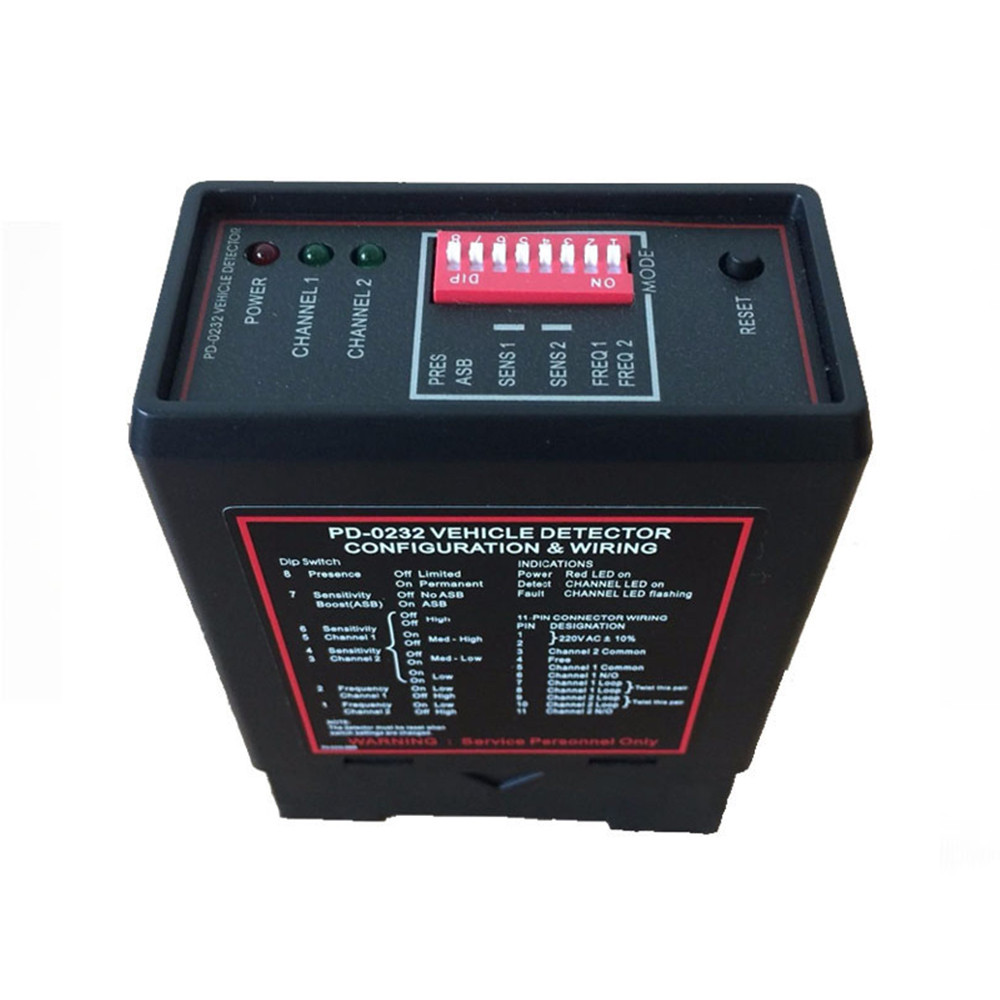 Jual PD232 Double Channel Induction Vehicle Loop Detector Obstacle ...