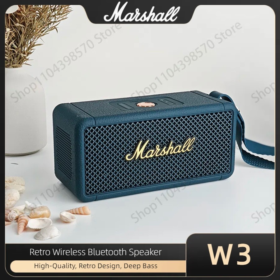 Jual Marshall Middleton W3 Portable BT Speakers Outdoor Bluetooth 5.3 ...