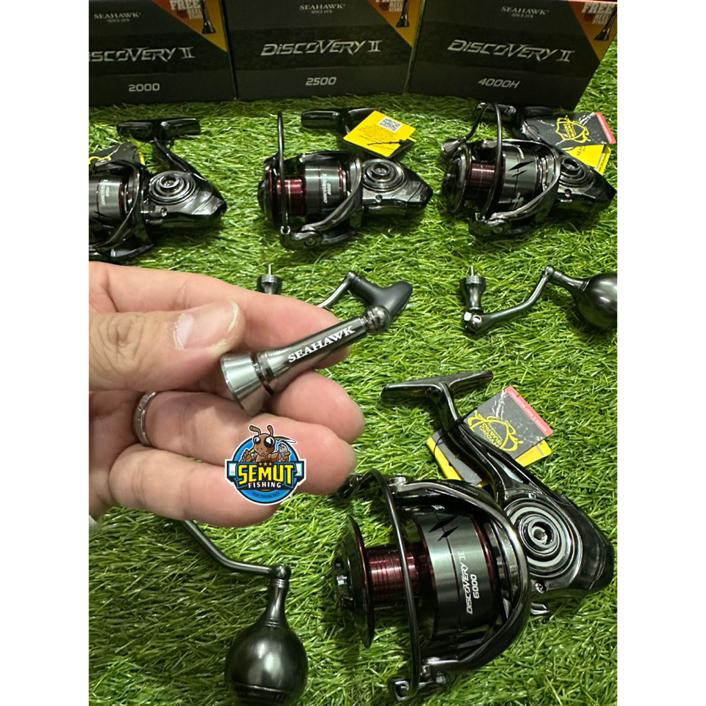 Jual REEL SPINNING SEAHAWK DISCOVERY II SIZE 2000 2500 4000H 6000 FREE ...